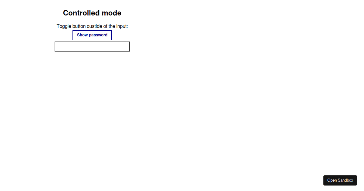 React Password Indicator Showcase Codesandbox 2208