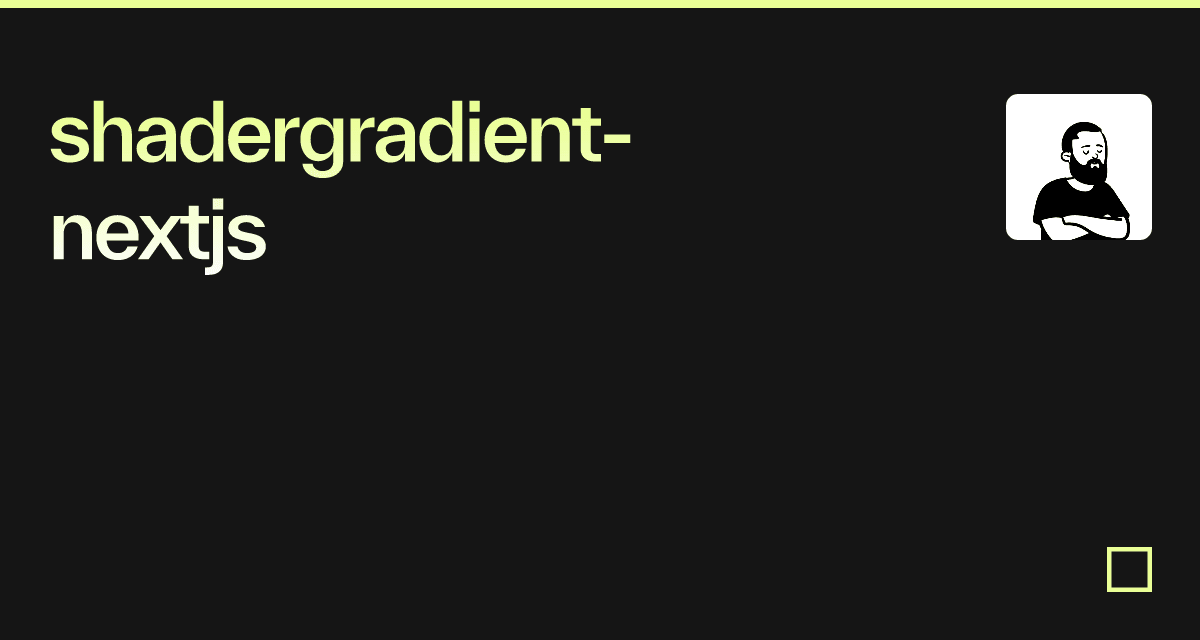 shadergradient-nextjs - Codesandbox