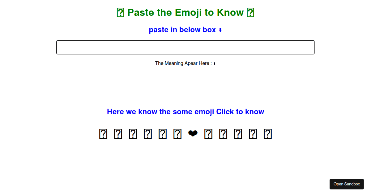fing_the_emoji (forked) - Codesandbox