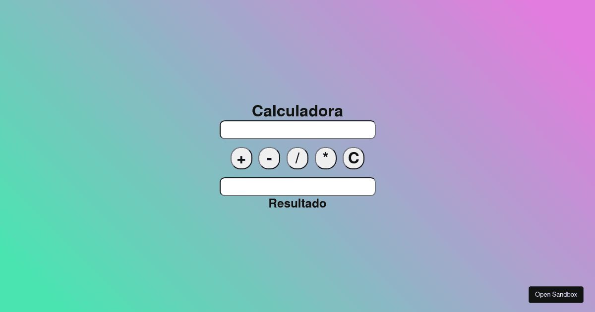 desafio-react2-calculadora - Codesandbox