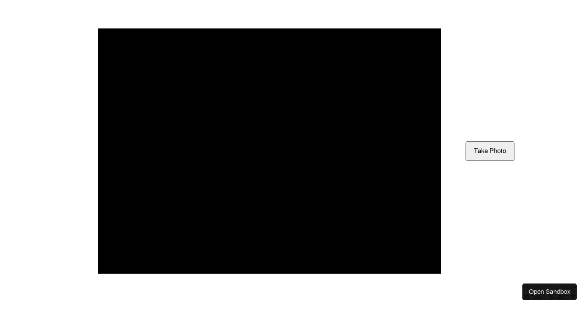 camera (forked) - Codesandbox