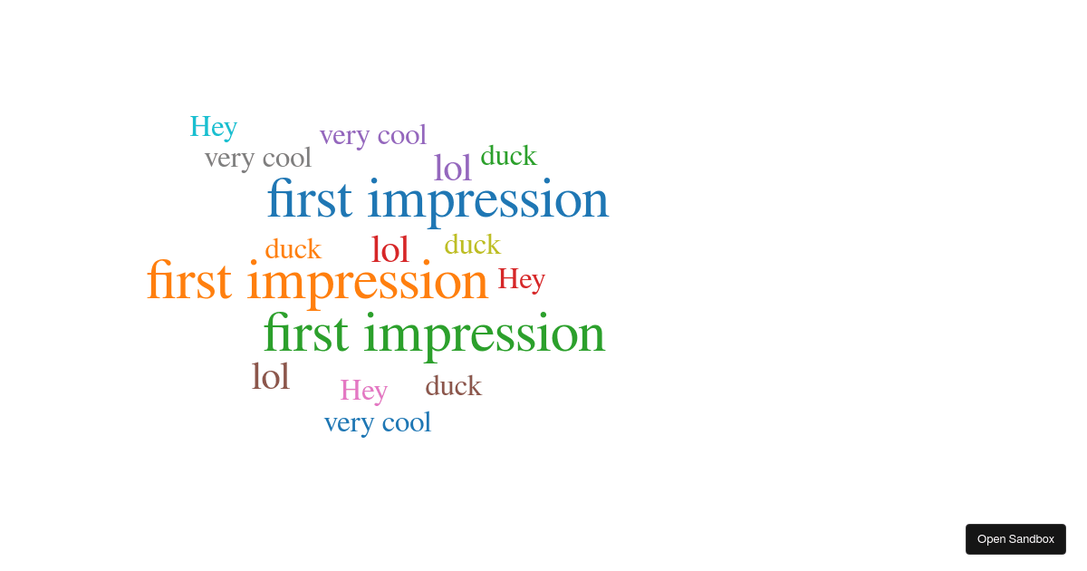 word-cloud-1 (forked) - Codesandbox