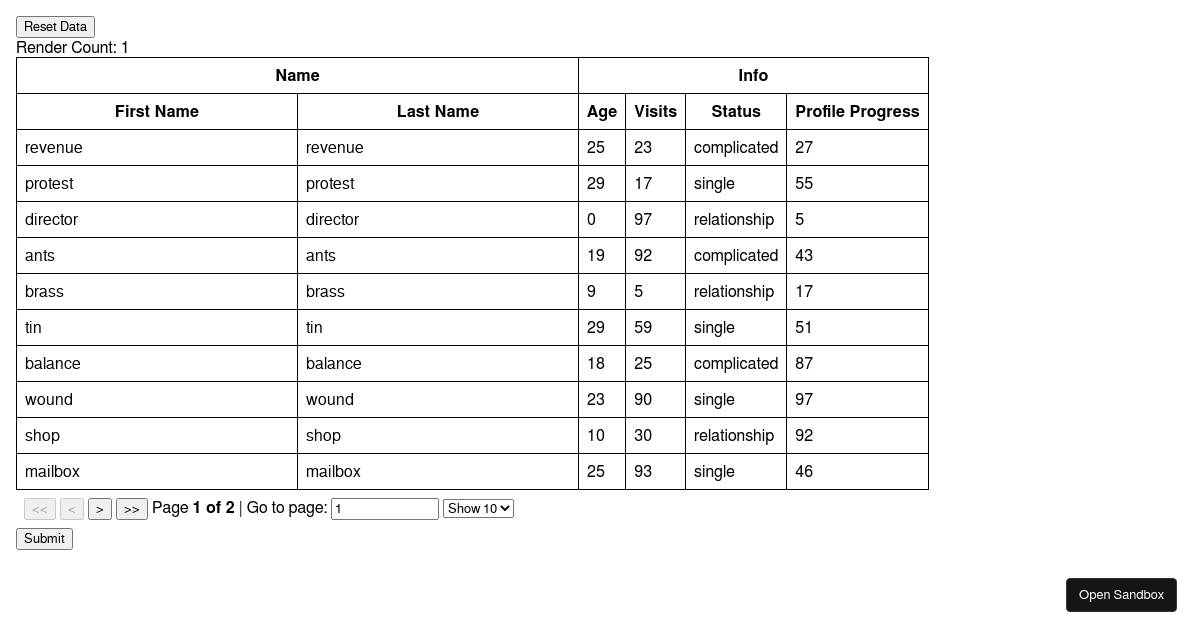 react-table-hook-form (forked) - Codesandbox