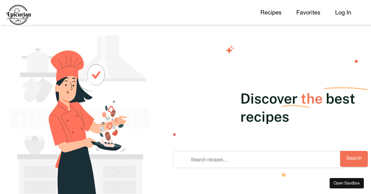 recipe - Codesandbox