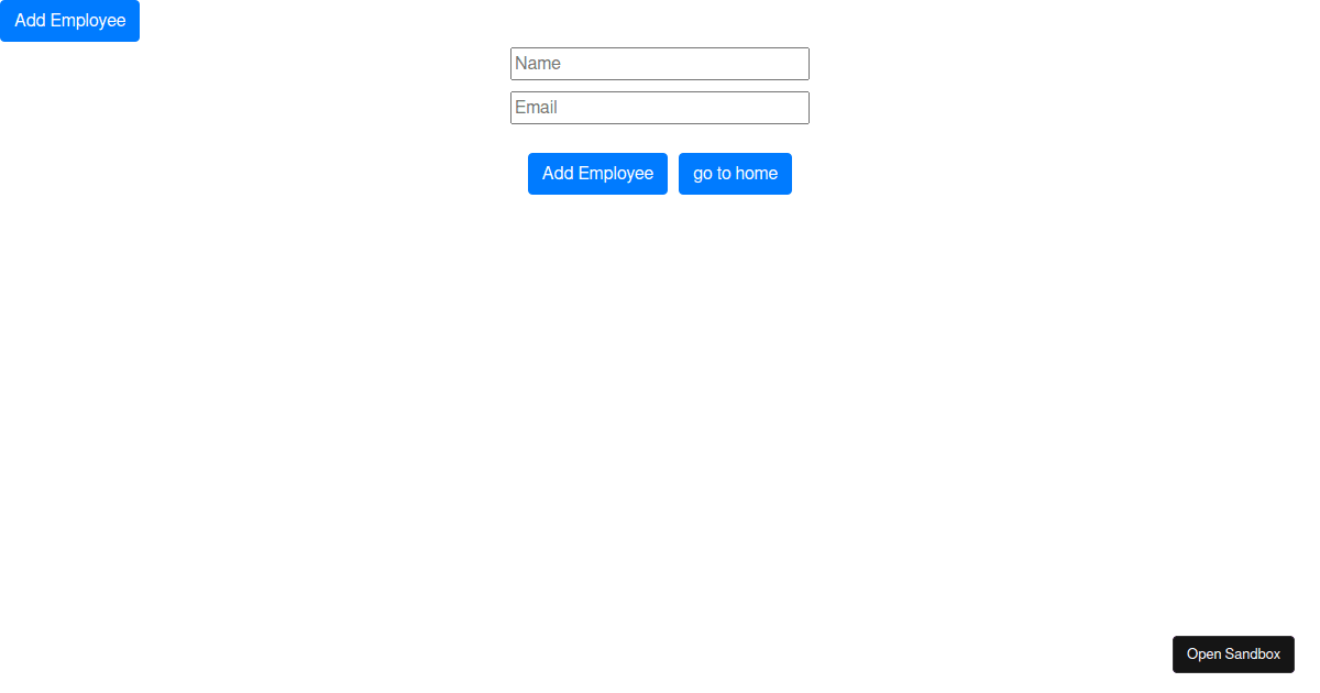 React-Router-Dom - Codesandbox