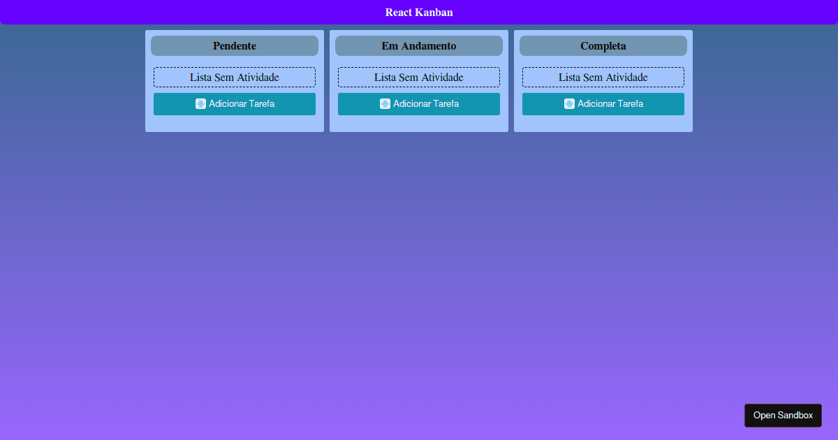 kanban-in-react - Codesandbox