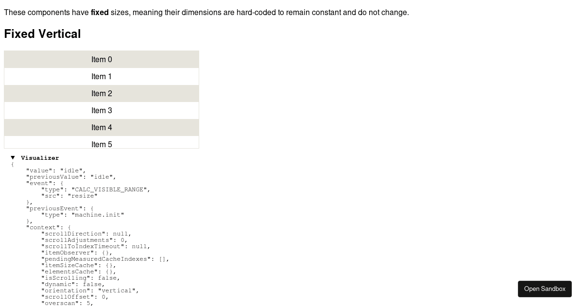 zag-virtualizer - Codesandbox