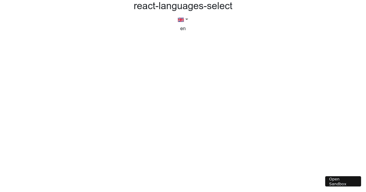 React Bootstrap Dropdown Codesandbox