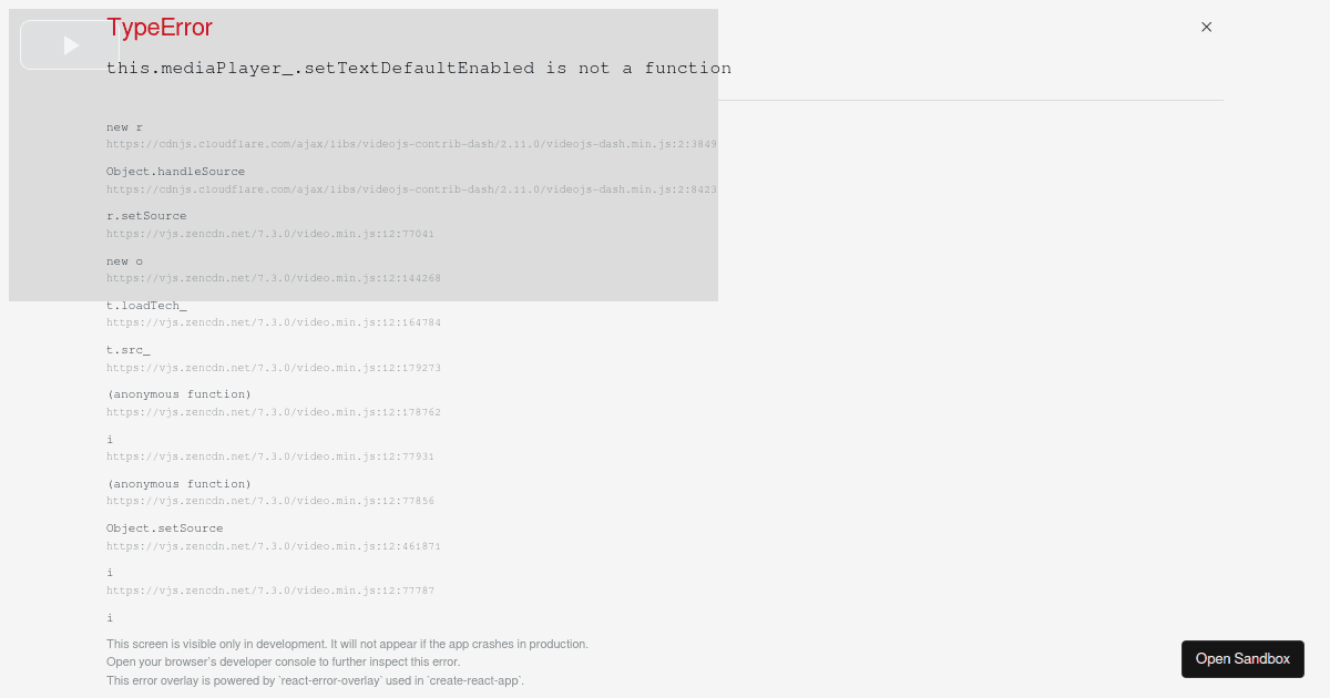 video-js-drm - Codesandbox