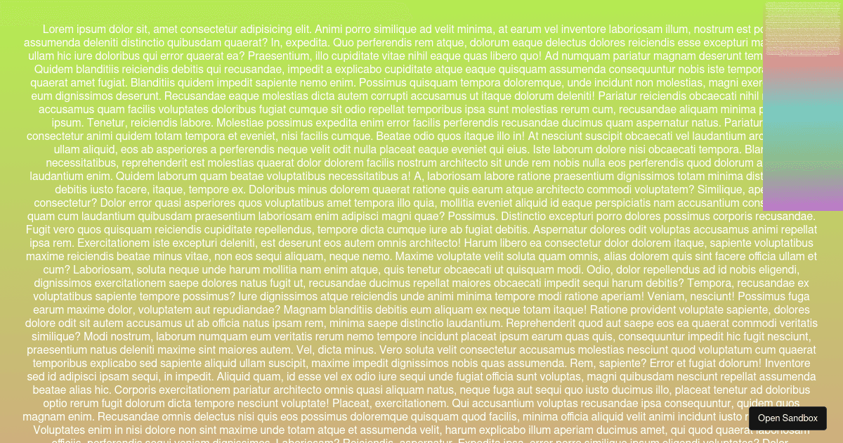 react-simple-minimap (forked) - Codesandbox