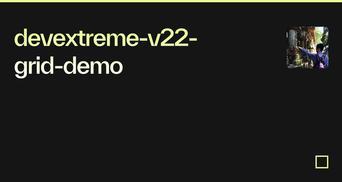 devextreme-v22-grid-demo - Codesandbox