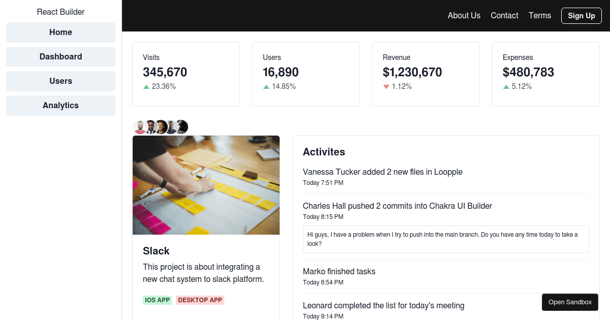 react-builder-app - Codesandbox