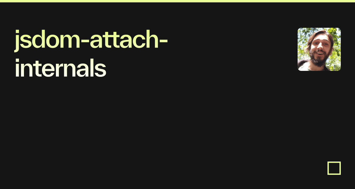 jsdom-attach-internals - Codesandbox