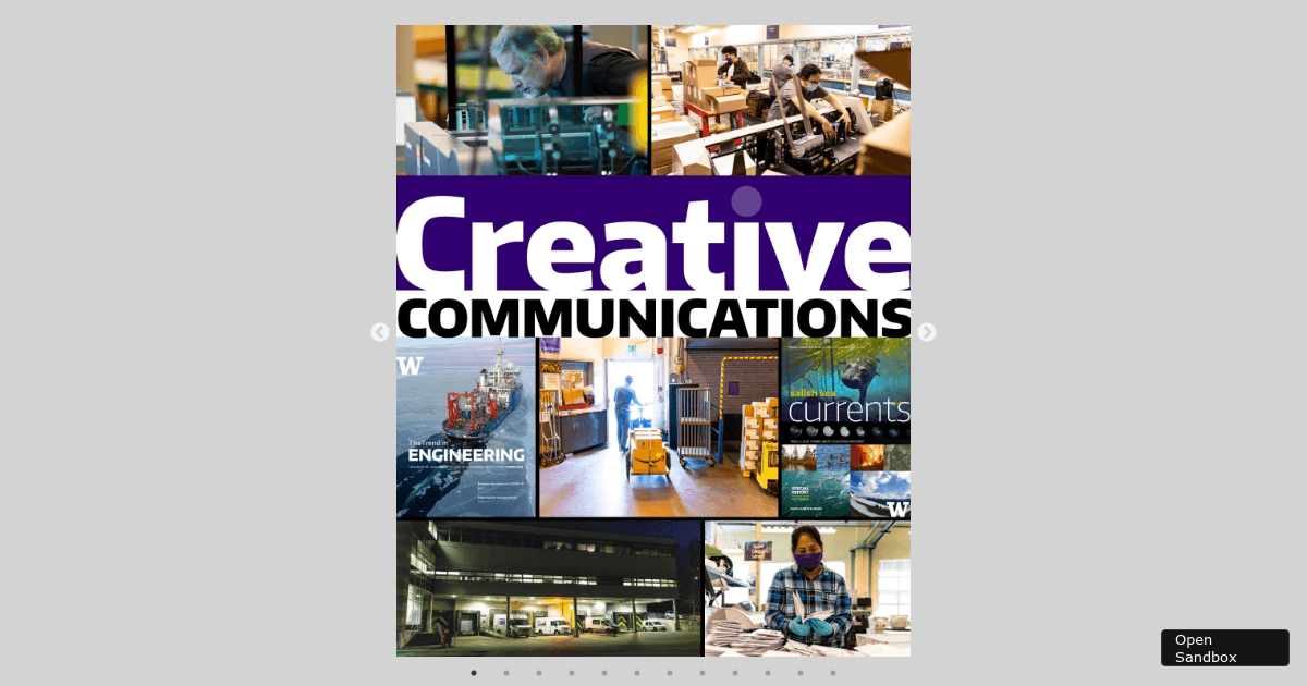 3d Carousel Example Codesandbox