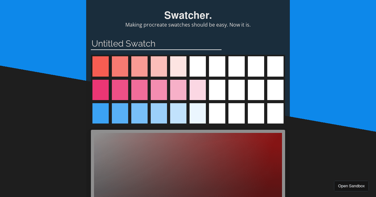 swatcher - Codesandbox