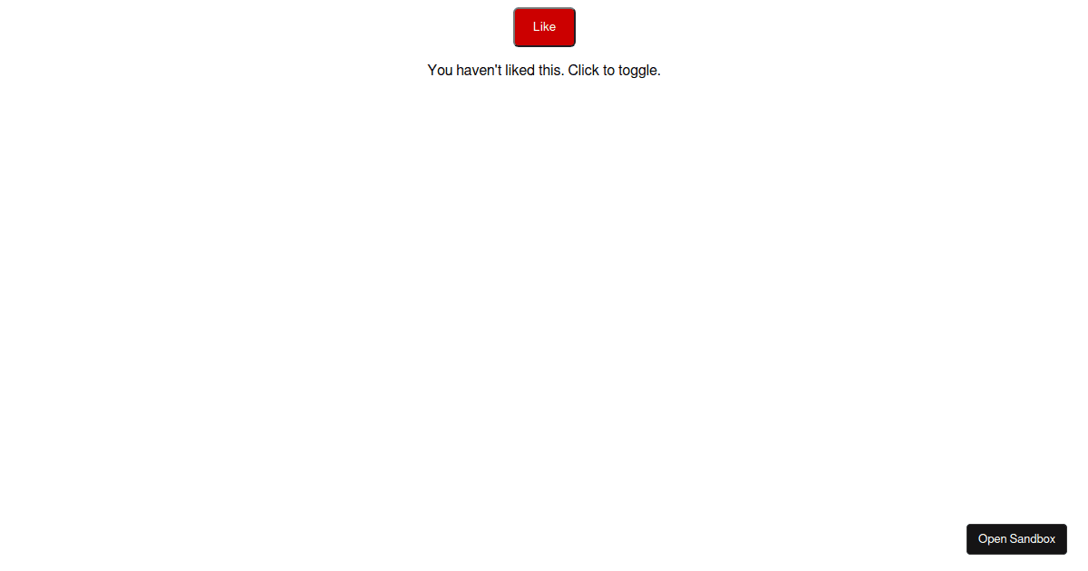 react-like-button - Codesandbox