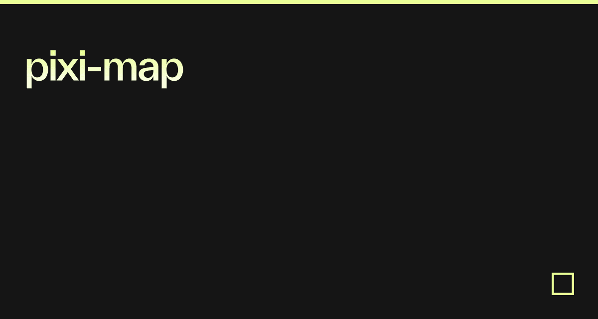 pixi-map - Codesandbox