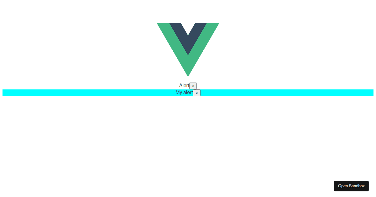 Vue 3 Vuetensils Alert (forked) - Codesandbox Vue 3 Vuetensils Alert (forked) - Codesandbox