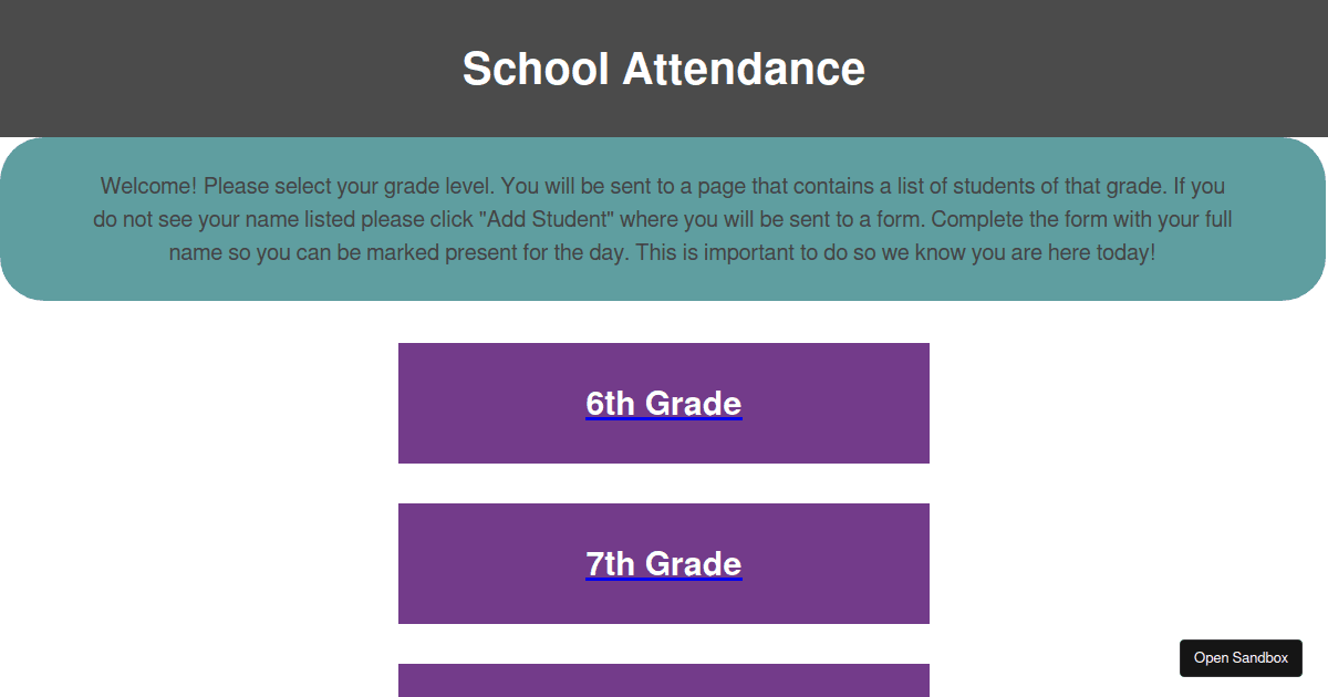 school_attendance - Codesandbox