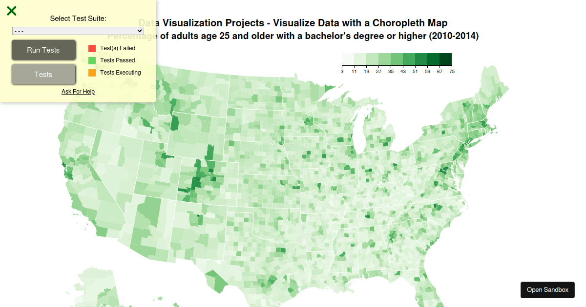 Choropleth-Map - Codesandbox
