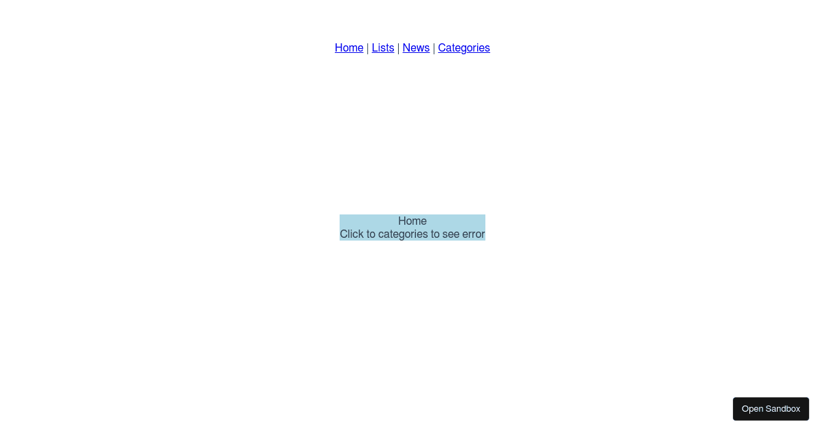 Lazy Loading Routes With Vuerouter Codesandbox