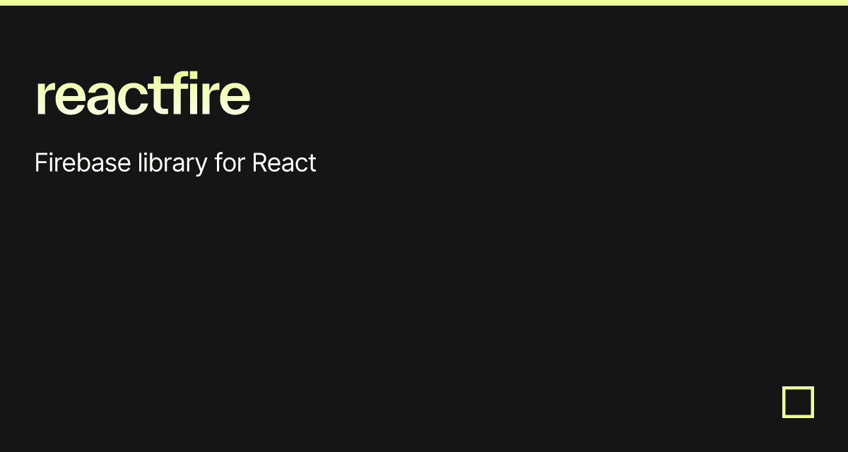 reactfire - Codesandbox