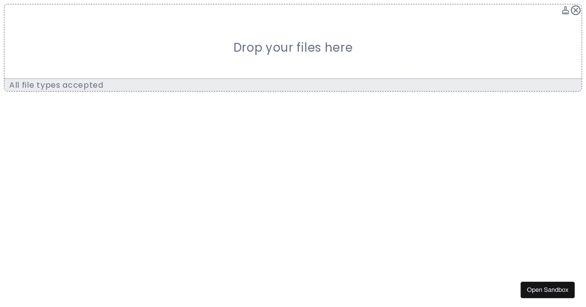 Files Ui Dropzone Custom Validation Codesandbox