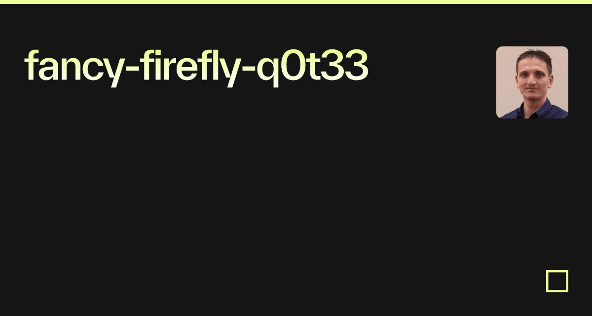 fancy-firefly-q0t33 - Codesandbox