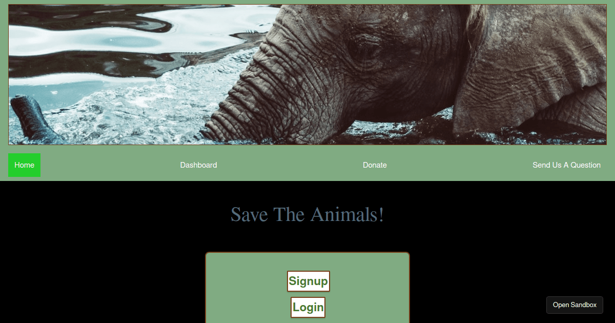 save-the-animal - Codesandbox