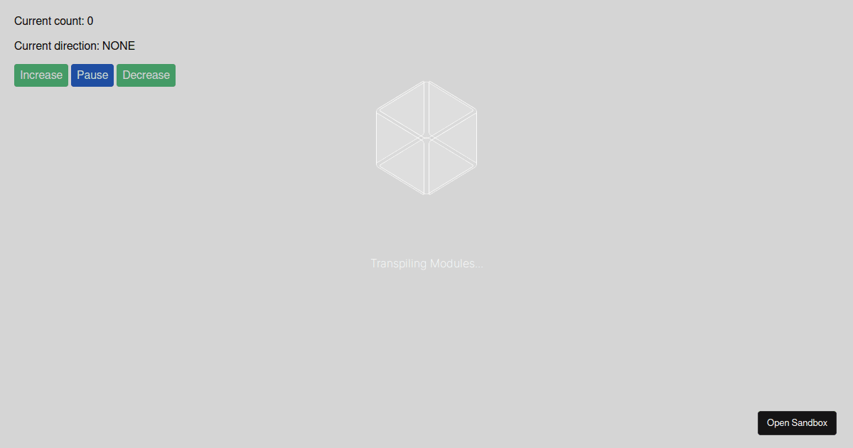 Refract Example Most Counter Codesandbox 