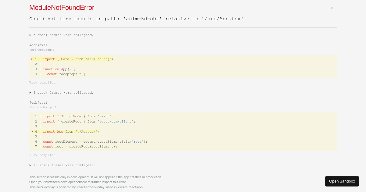 anim-3d-obj ghost text - Codesandbox