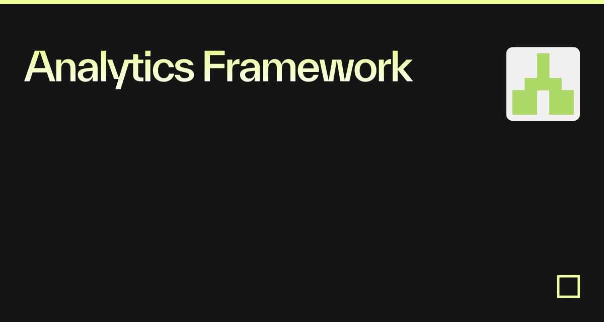 Analytics Framework - Codesandbox