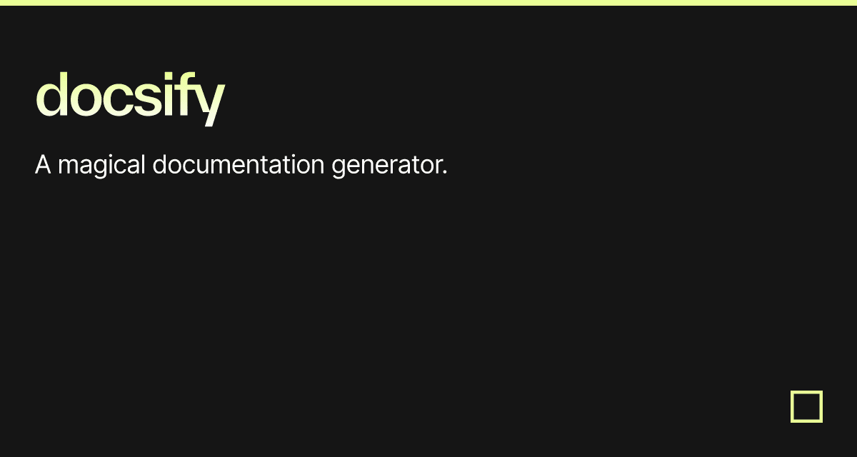 docsify - Codesandbox