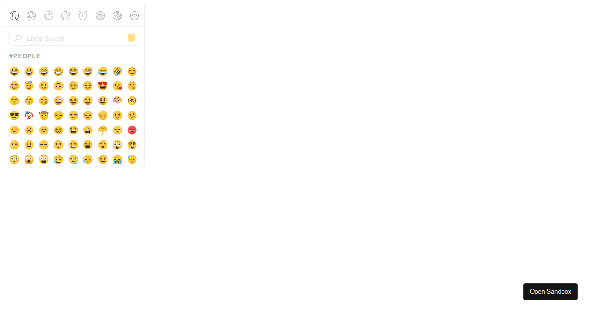 emoji picker react - Codesandbox