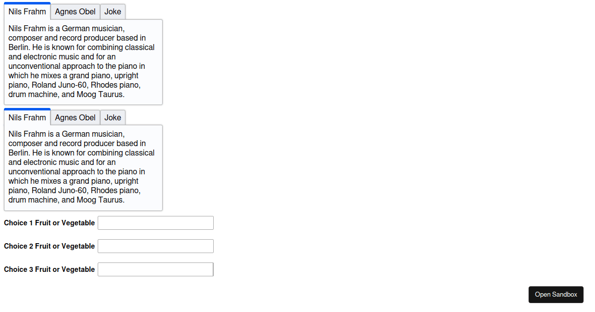 aria-examples - Codesandbox