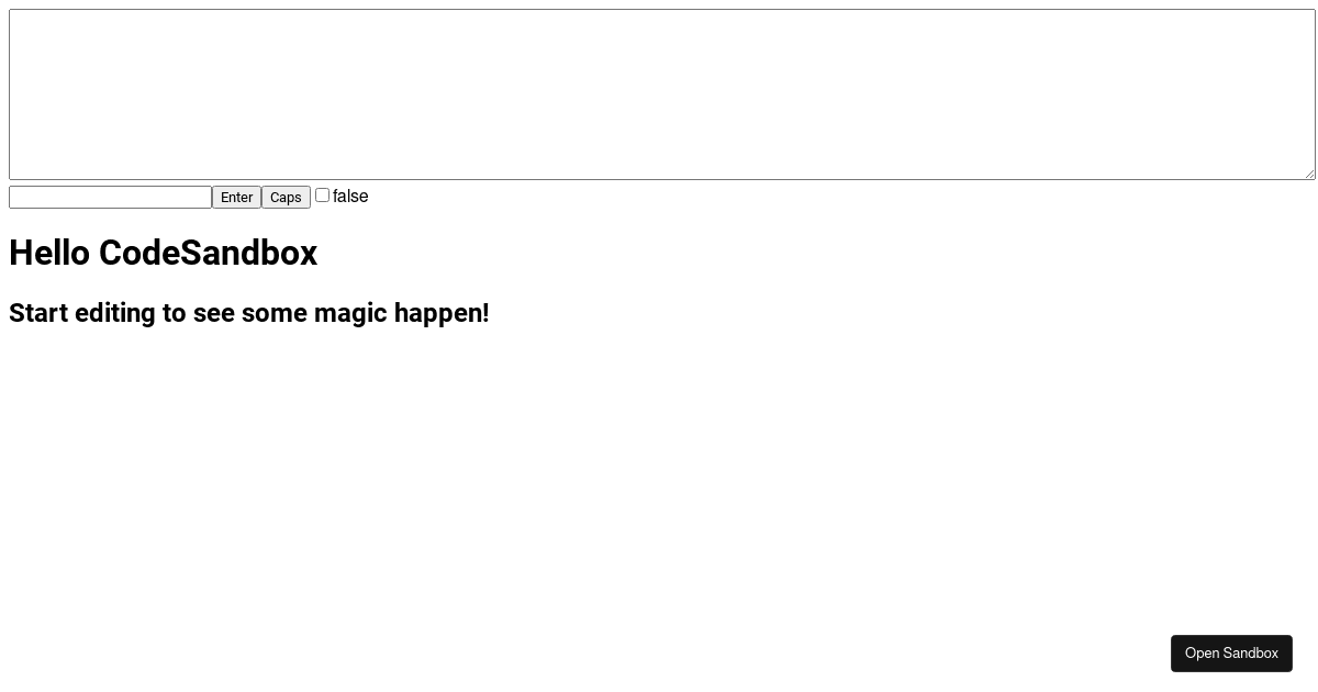 terminal - Codesandbox