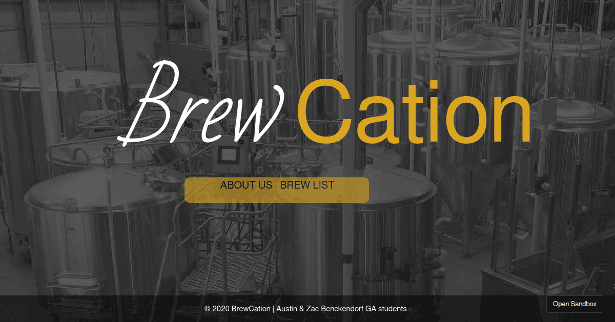 brewapp - Codesandbox