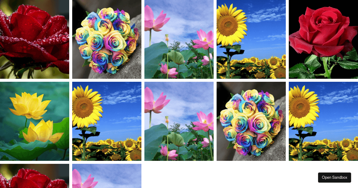 Flower - Codesandbox