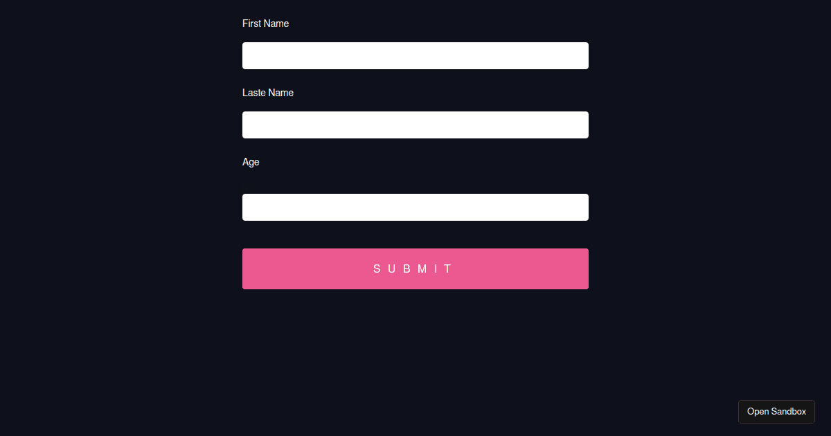 React Hook Form Apply Validation Codesandbox