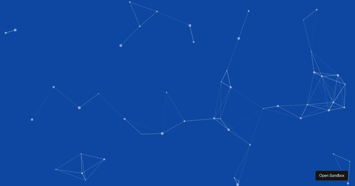 particle js demo (forked) - Codesandbox