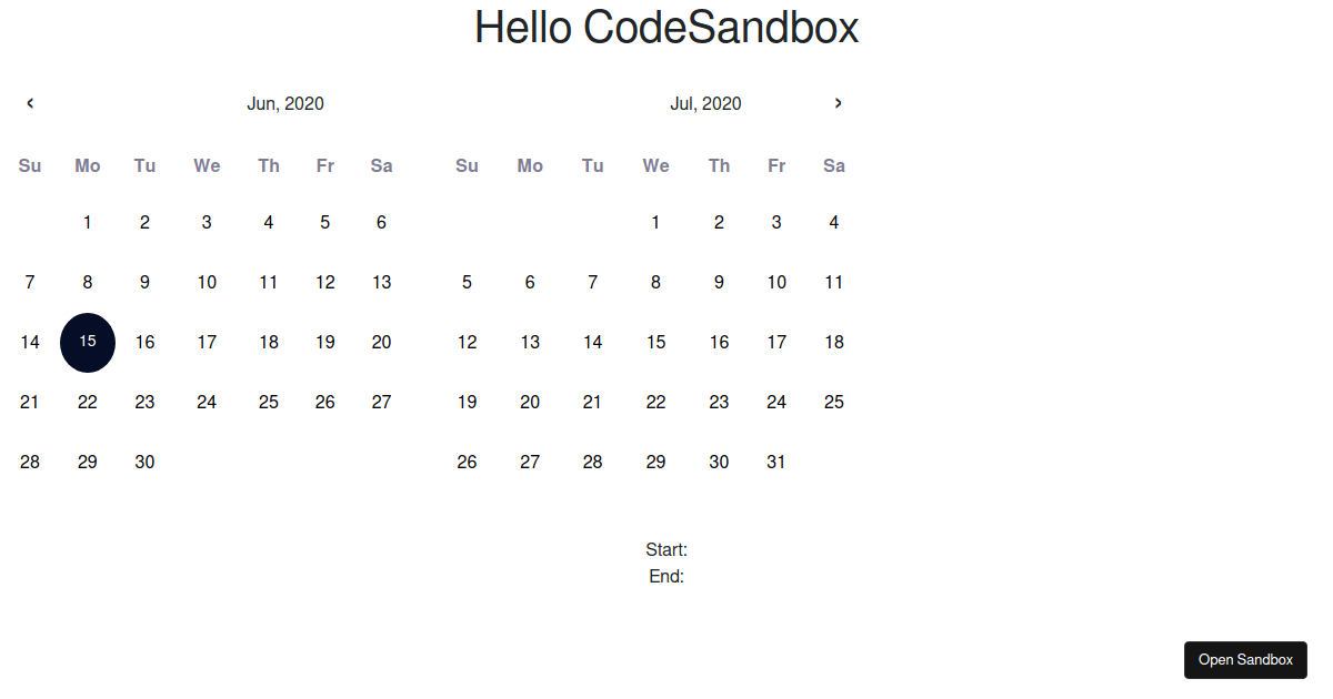custom-datepicker - Codesandbox