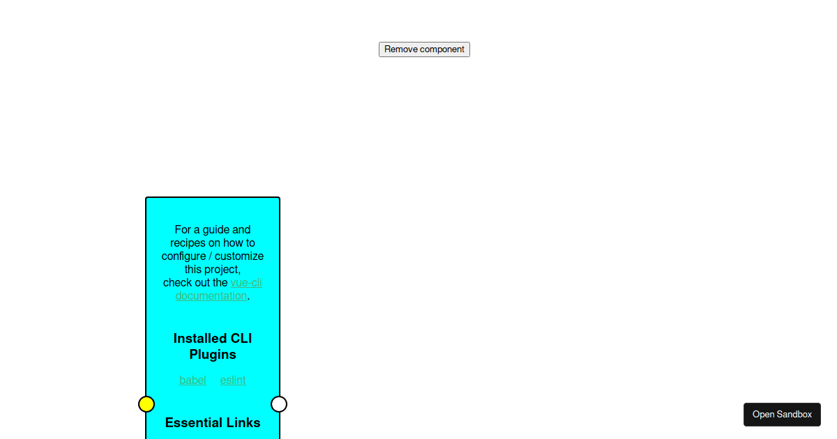 drawflow demo1 - Codesandbox