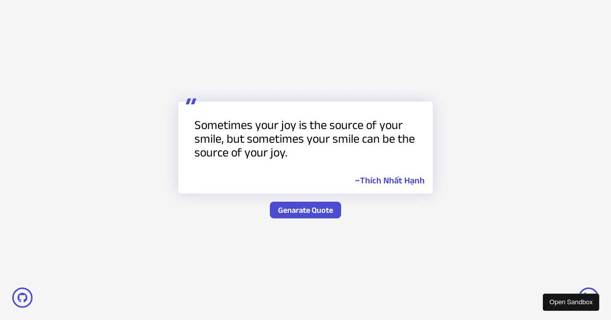 random-quote-generator - Codesandbox