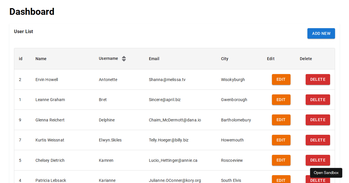 proexe-user-management - Codesandbox