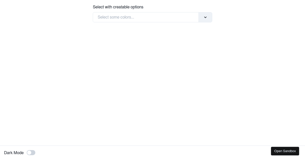 Chakra React Select Oncreateoption Forked Codesandbox