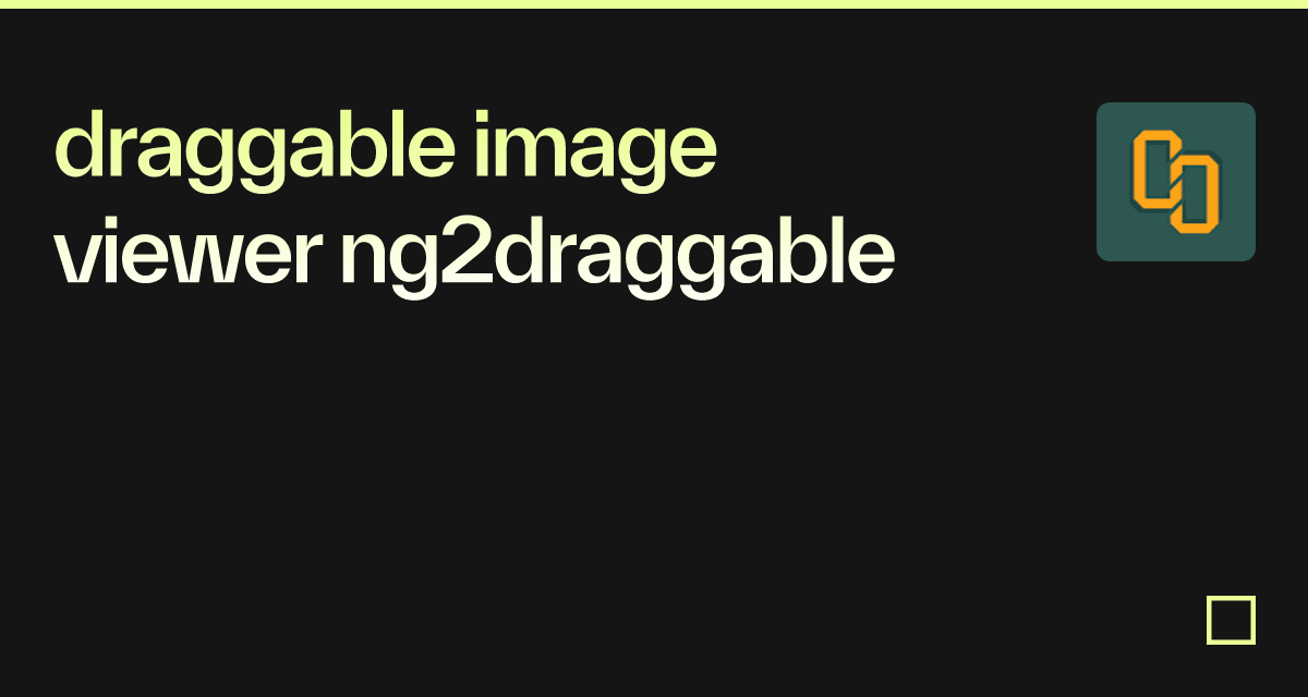 draggable image viewer ng2draggable - Codesandbox