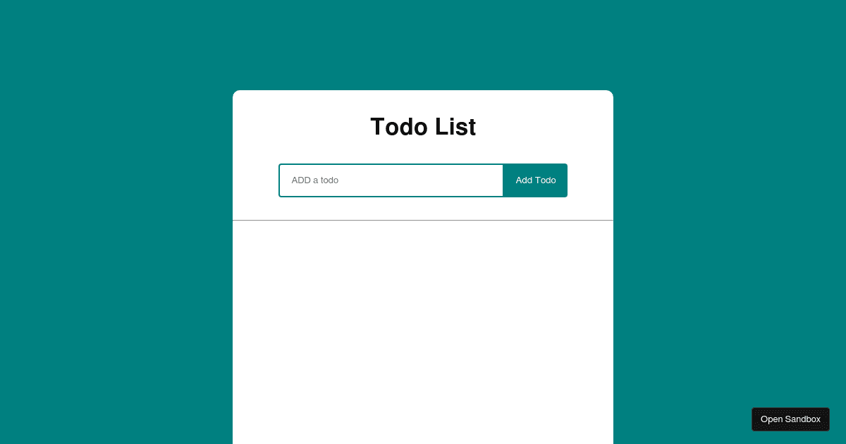 todo-app - Codesandbox