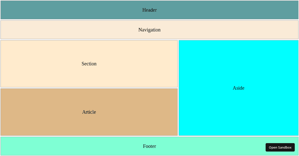 layout - Codesandbox