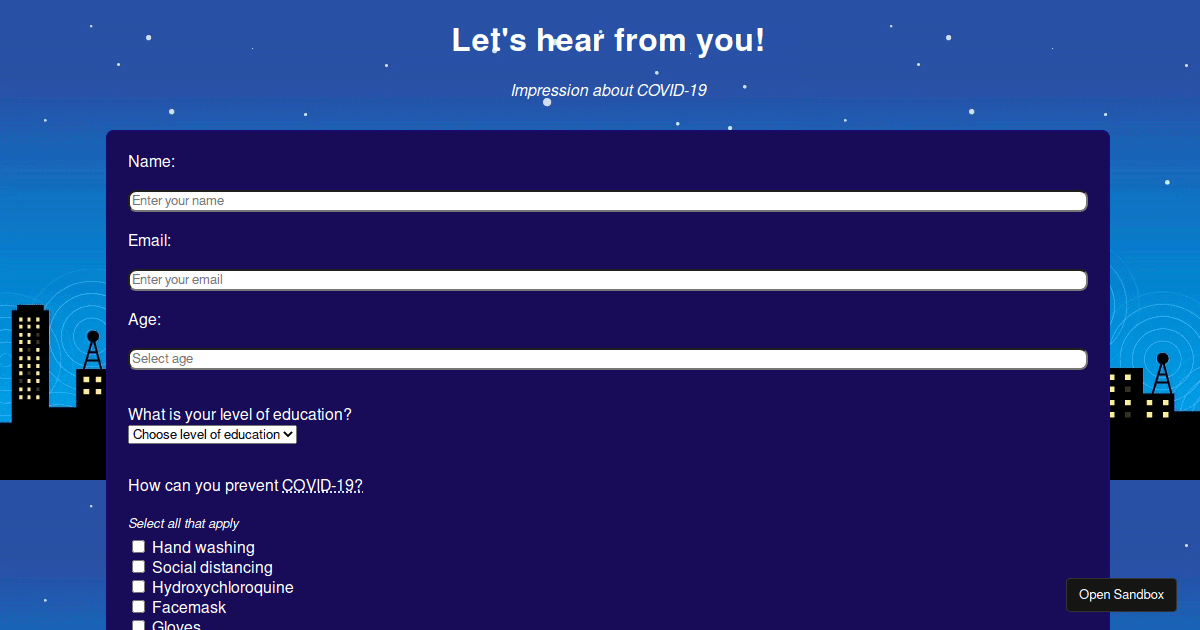 Html And Css Codesandbox 4840