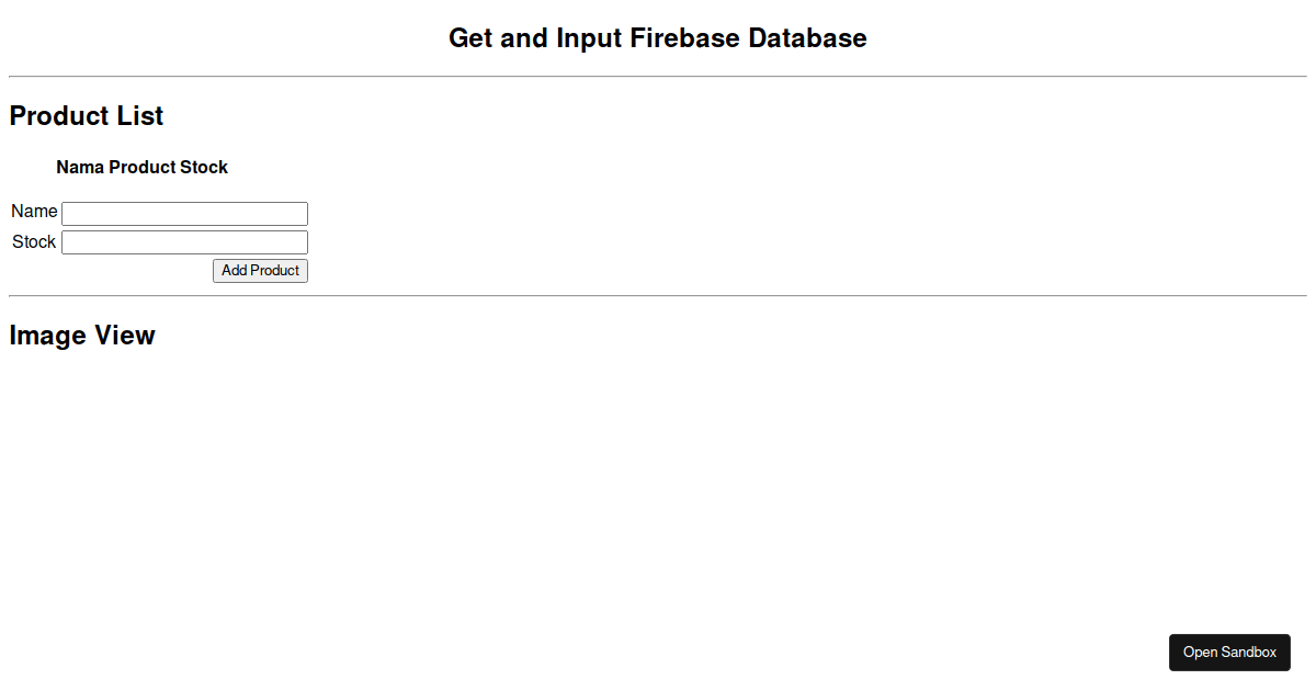 Belajar React - Codesandbox